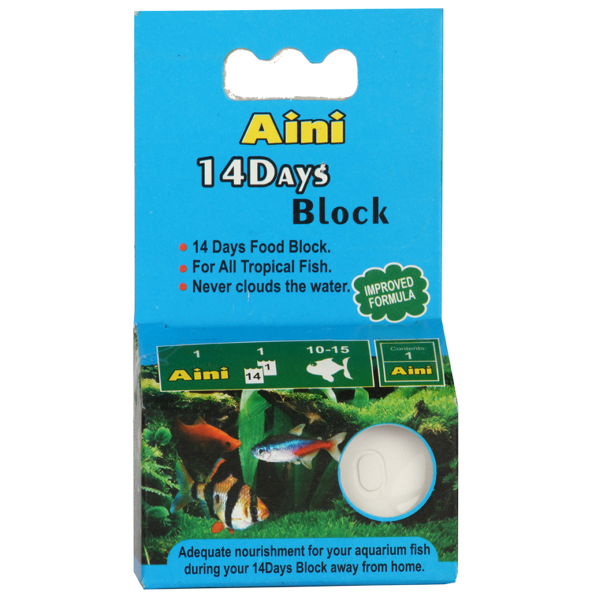 Aini 14 Days Block Fish Food - Taiyo Feed Mill Limited