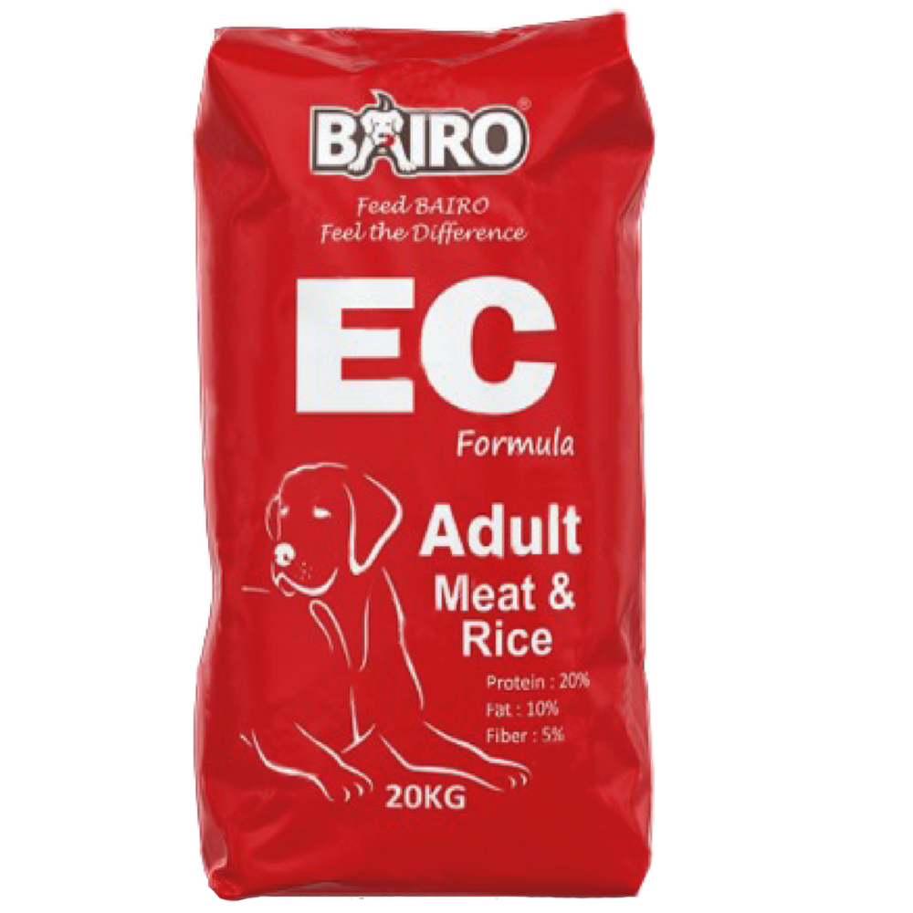 Bairo EC Adult Meat & Rice Dog Food - Taiyo Feed Mill Limited
