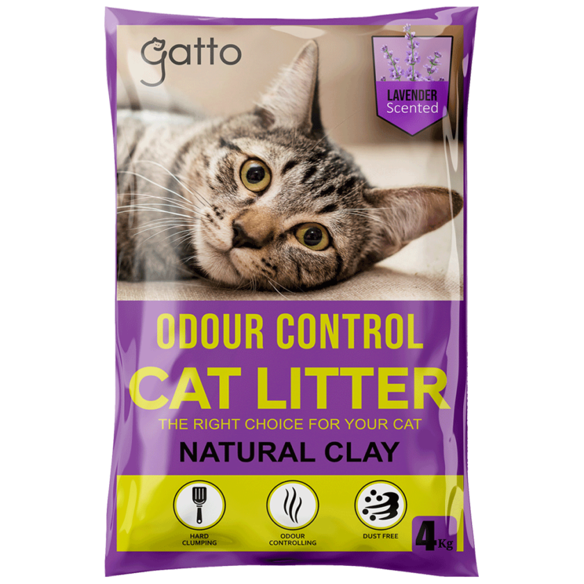Gatto Cat Litter - Lavender - Taiyo Feed Mill Limited