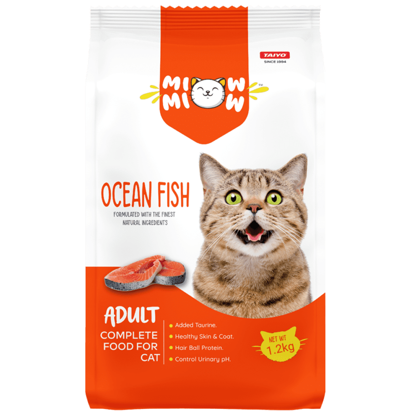 Miow Miow - Adult Ocean Fish - Cat Food - Taiyo Feed Mill Limited