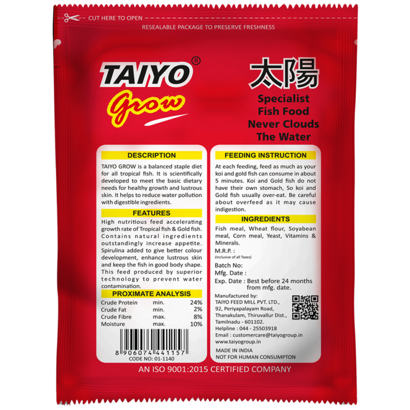 Taiyo Grow Fish Food - Taiyo Feed Mill Limited