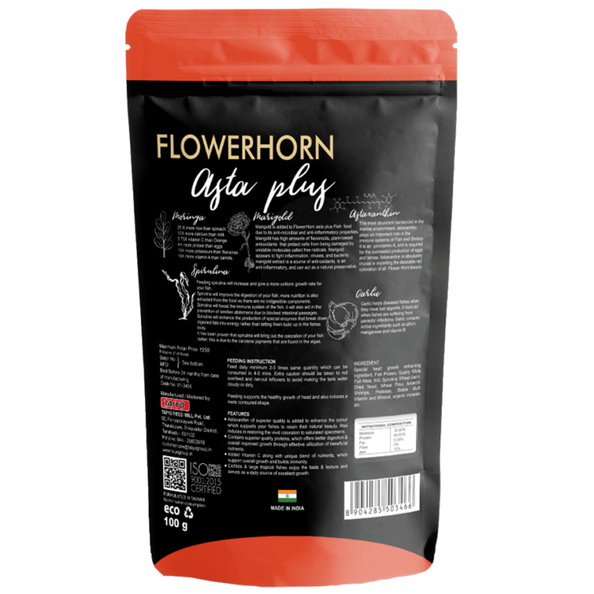 Amber Asta Plus Fish Food - Taiyo Feed Mill Limited