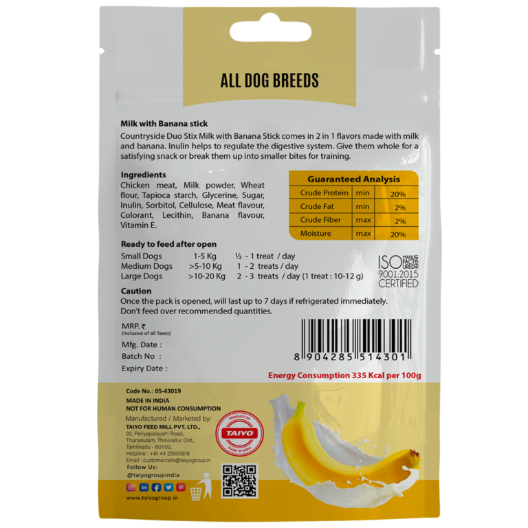 Countryside Duo Stix Milk with Banana - Taiyo Feed Mill Limited
