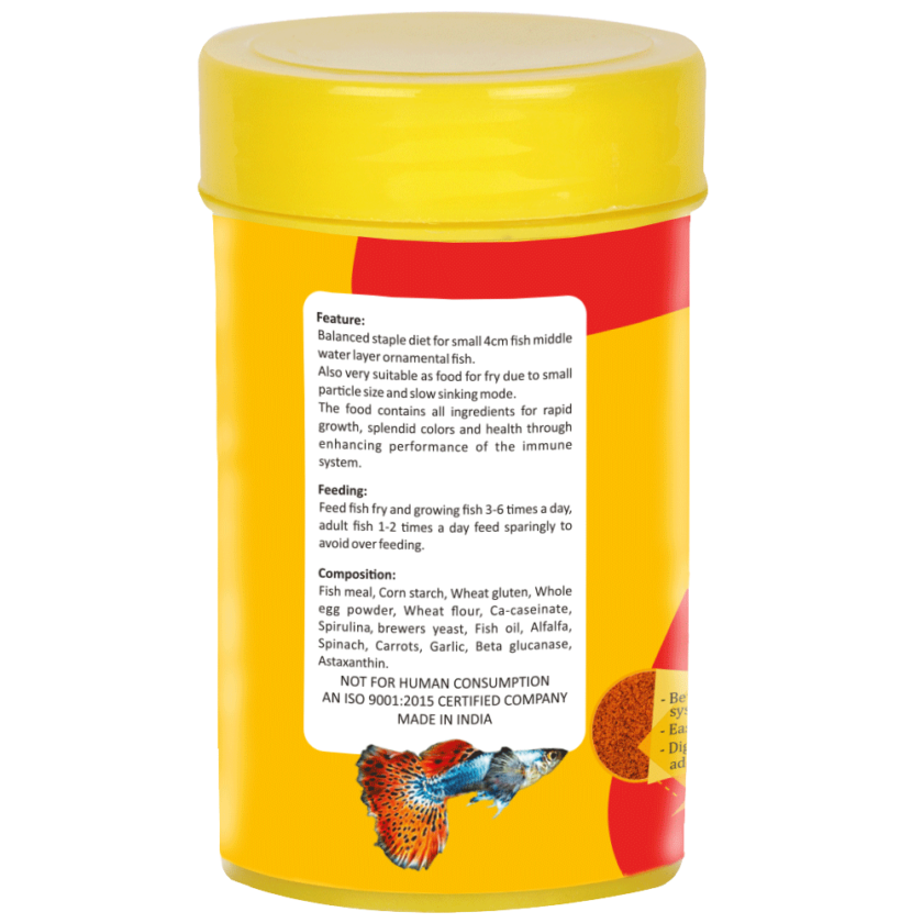 Micro Guppy Bit Fish Food - Taiyo Feed Mill Limited