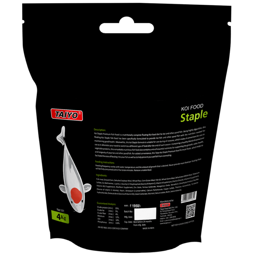Koi Food Staple Fish Food - Taiyo Feed Mill Limited