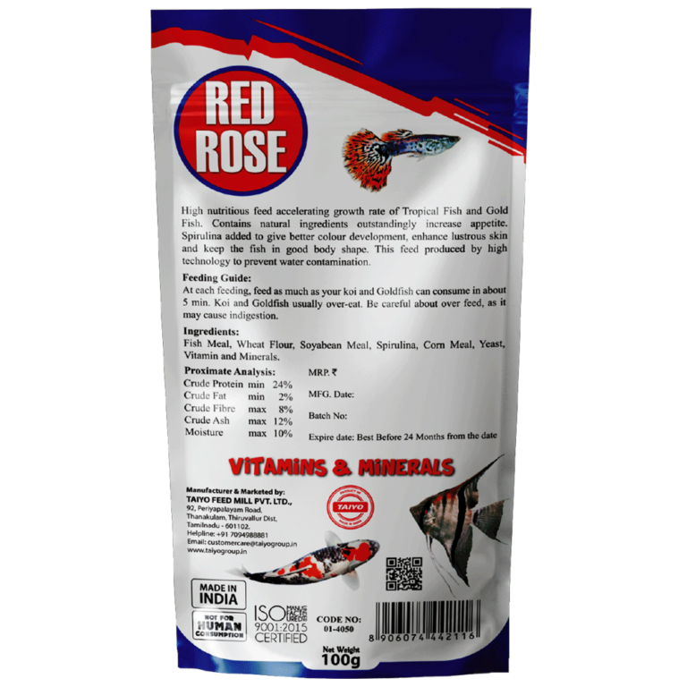 Taiyo Red Rose Fish Food - Taiyo Feed Mill Limited