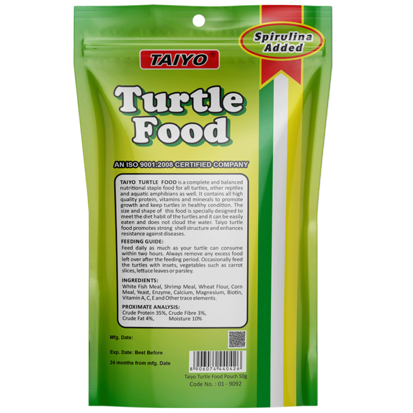 Turtle Food – Pouch - Taiyo Feed Mill Limited